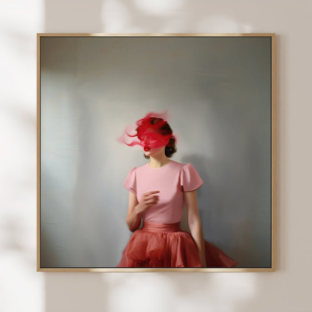Blurred Visions Smoky Face – Alicia Bourley Art